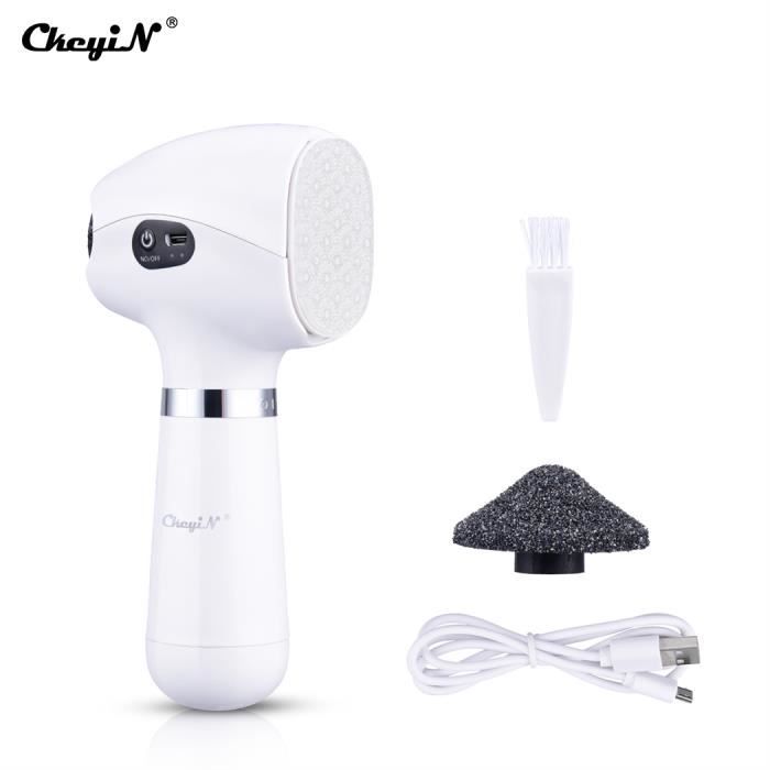 Râpe à pieds Electrique-CkeyiN-Rapeuse pieds-Pédicure-1800mAh-Trois ...