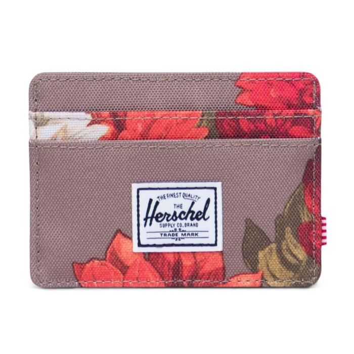 Herschel Charlie RFID Wallet Vintage Floral Pine Bark [77465 ...