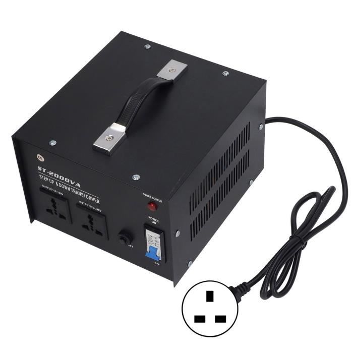 HURRISE Transformateur de tension Transformateur abaisseur élévateur ...