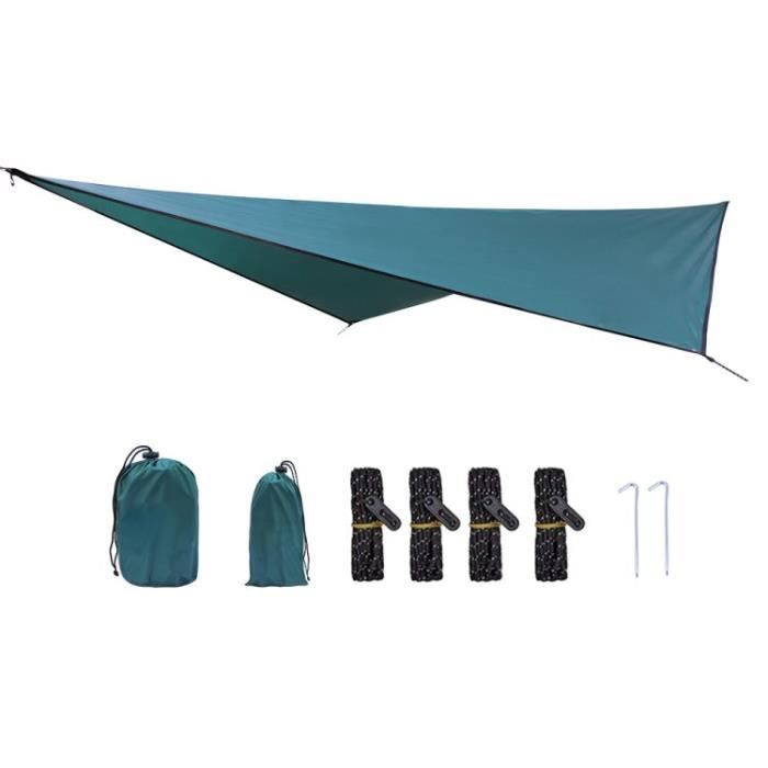Voile d'ombrage portable imperméable 3.6*2.9m pour camping et pique ...