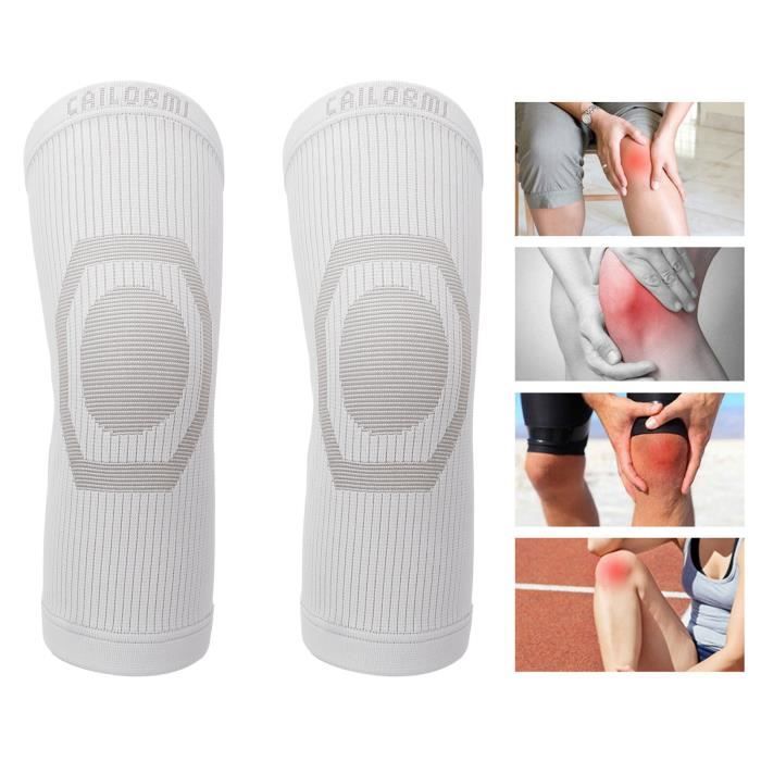 Genouillère Chauffantes Protège-genou Gris en Graphène Pour Cadeau pour ...