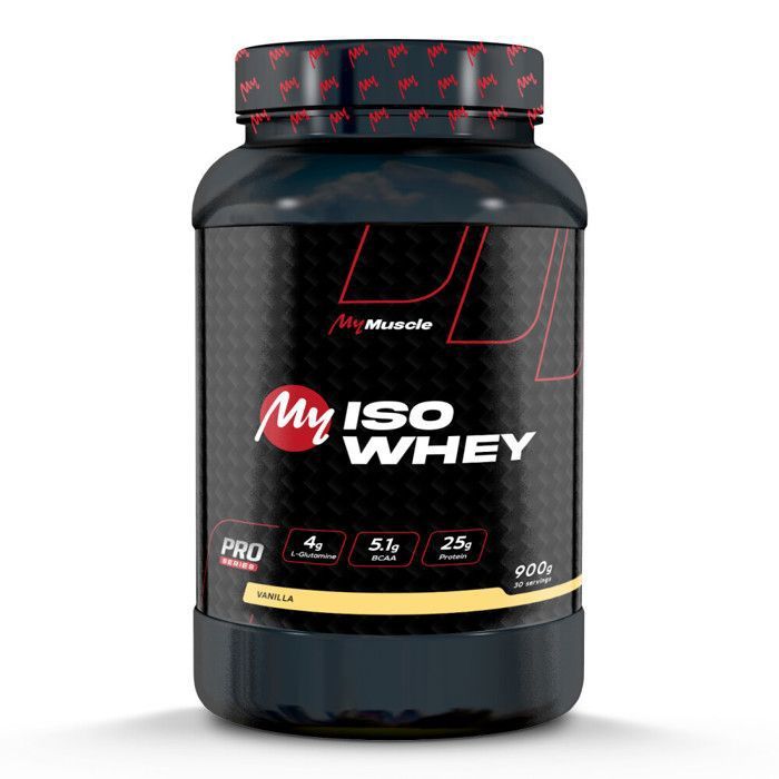 Whey Isolate MyMuscle - My Iso Whey - Vanilla 900g - Cdiscount Sport