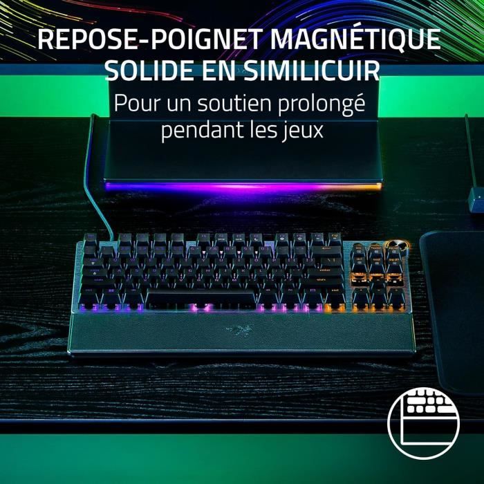 Razer Huntsman V3 Pro Tenkeyless - Clavier Gamer - Cdiscount Informatique