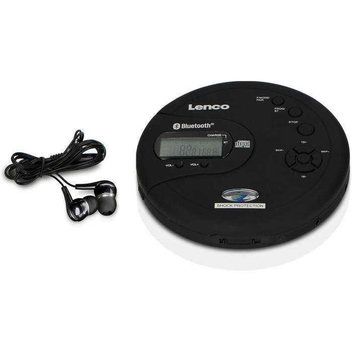 Cd-300 - Lecteur Cd Portable Walkman - Bluetooth - Fonction Mp3 ...