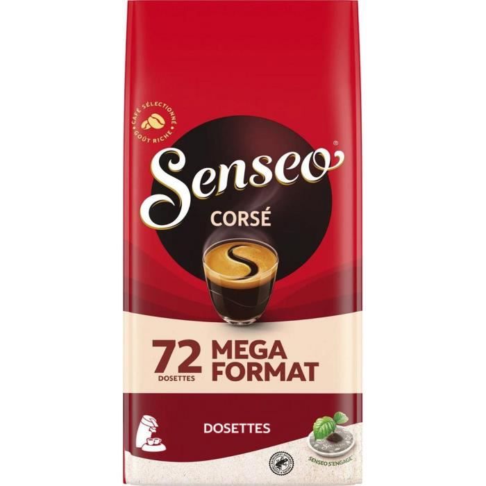SENSEO Café dosettes Compatibles Senseo corsé x72 - Cdiscount Au quotidien