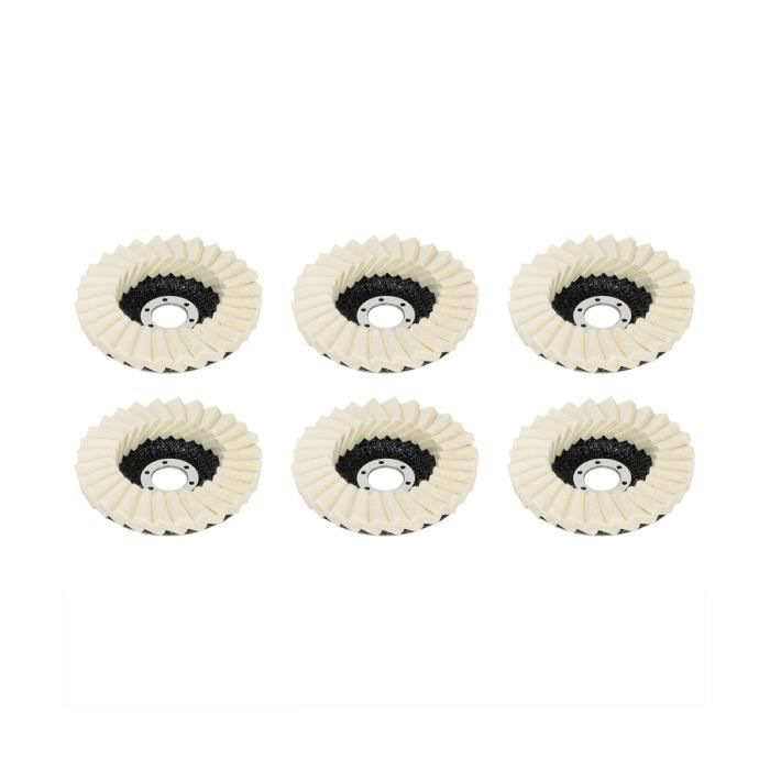 Disque de Polissage à Rabat en Laine Artificielle de 4-1-2 Pouces pour ...