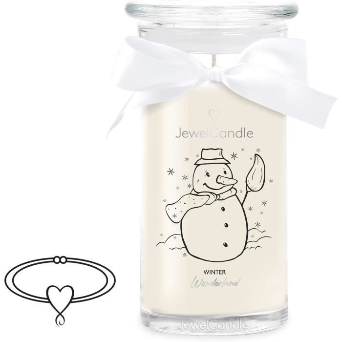 Jewelcandle Winter Wonderland grand jarre (1020g, 95-125heures de ...