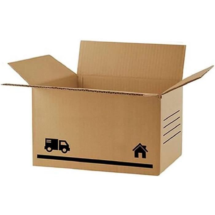 Tradineur Boîte d'emballage en carton, déménagement, carton renforcé et ...