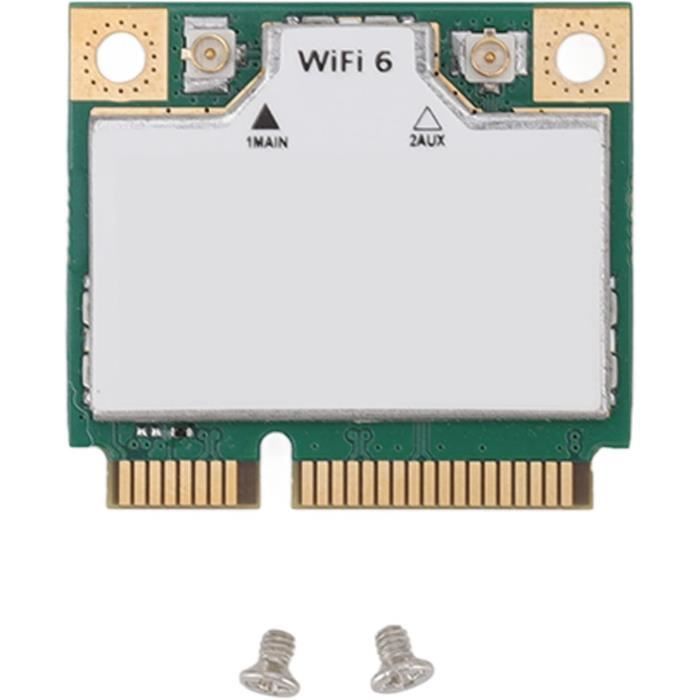 Wifi 6 Carte Sans Fil 802.11Ax Half Mini Pci-E Wifi Card Dual Band Bt5 ...