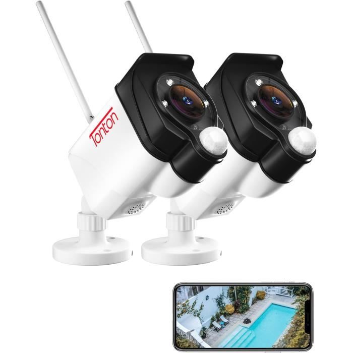 (3Mp + Projecteurs Led) Caméra De Surveillance Sans Fil 3Mp Full Hd Ip ...