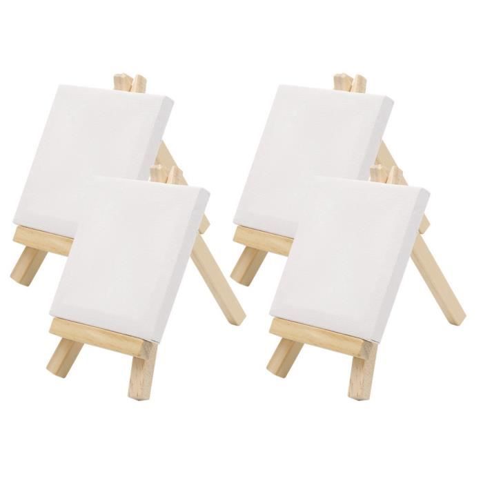 LSS Mini Ensemble de Chevalets en Bois de Toile pour Peinture d'Art ...