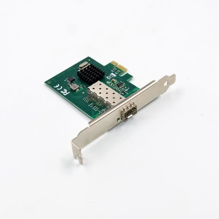 Carte Réseau Pcie X1 Gigabit Carte Pci-Express Riser Bcm5720 Carte Réseau Pour Serveur Fibre ...