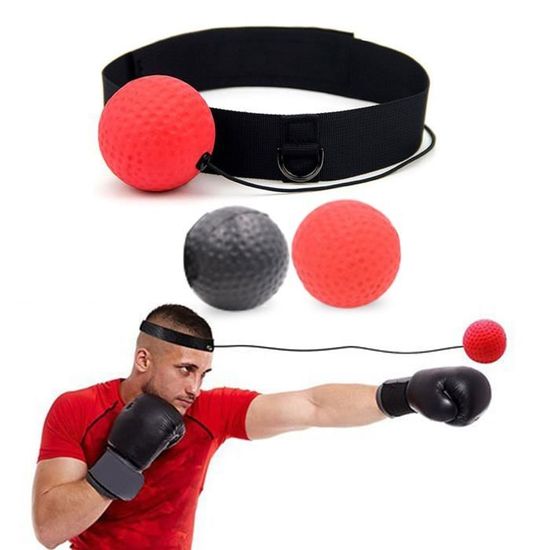 Ballon réflexe pour boxe, équipement'entraînement, avec bandeau ...