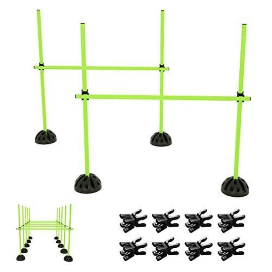 Aufun Agility Jump Bar Set - Bâtons d'entraînement pour les haies ...