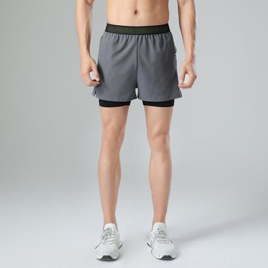Short de sport Homme Stretch Doublure compression - Marque - Modèle ...