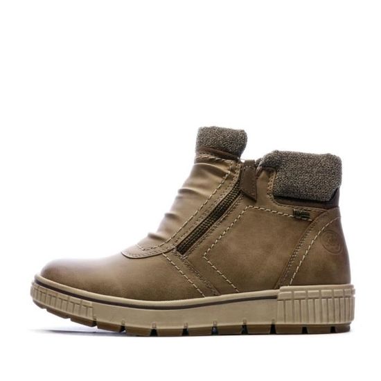 Bottines Femme - RELIFE - Jolaine - Fermeture éclair - Talon plat ...