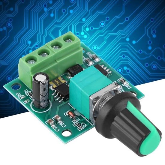 Contrôleur de vitesse de moteur - QQMORA - PWM 2A 1.8-12V - Réglage 0 ...