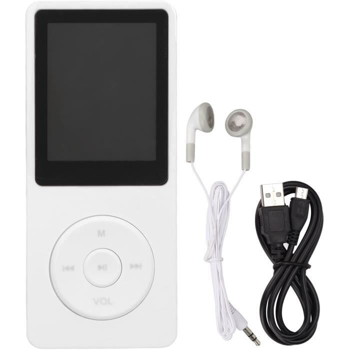 Lecteur MP3 - 123 - Écran LCD 1,8 - 8 Go - Bluetooth - Blanc ...
