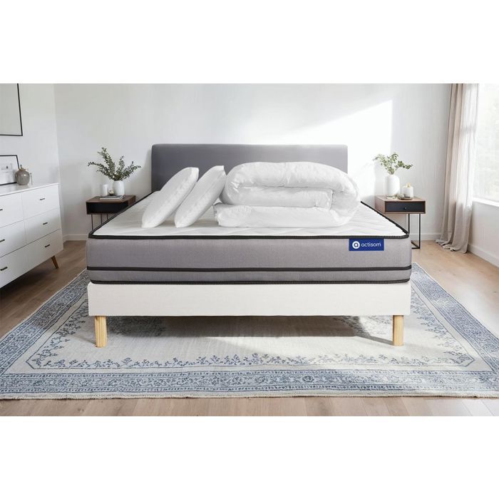 Lit Complet Sommier Matelas 160x200