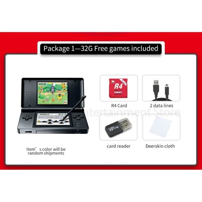 Package 1-32 Go - Console de jeu DSlite Palm, originale, utilisée pour ...