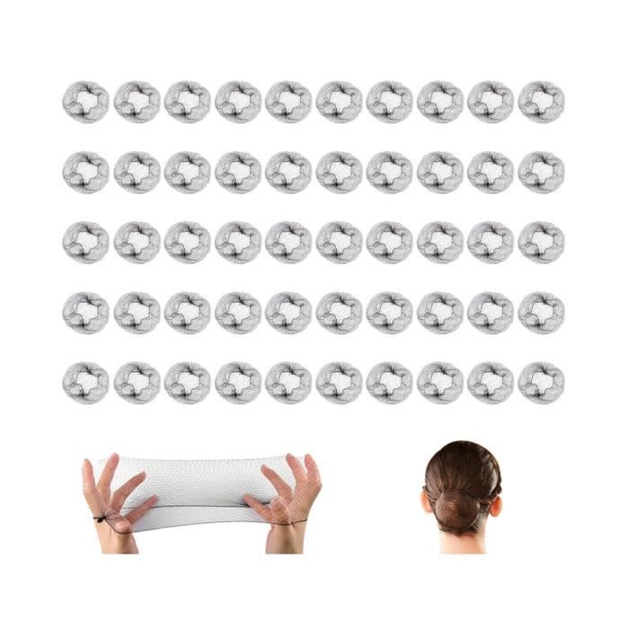 Filets à Cheveux - Noname - 50 Pcs - Nylon Réutilisable - Invisible ...