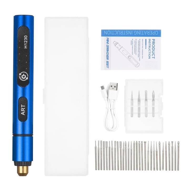 Mini Cordless Rotary Tool, Mini Outil Rotatif Sans Fil 3 Vitesses 5 V ...