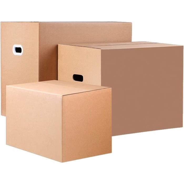 Boites Carton pour Déménagement Carton, Boîte en Carton Extra Dur 5 ...