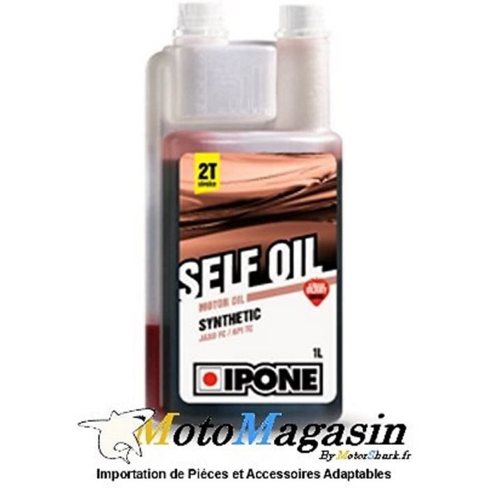Huile 2T Self oil Synthesis (1L) - senteur Fraise - Cdiscount Auto