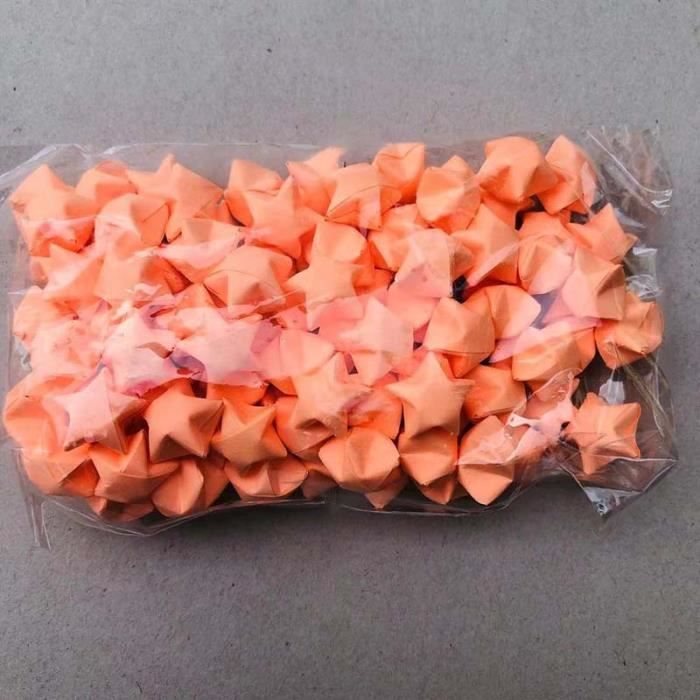 Papier à plier,Lot de 50 étoiles en papier,produit fini,décoration ...