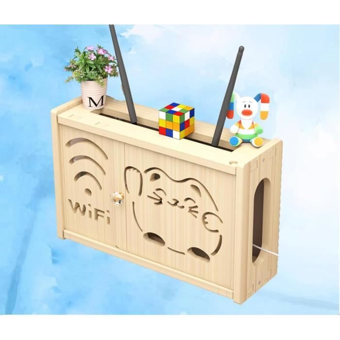 Support Box Internet Mural Rangement Box Internet Étagères Murales ...