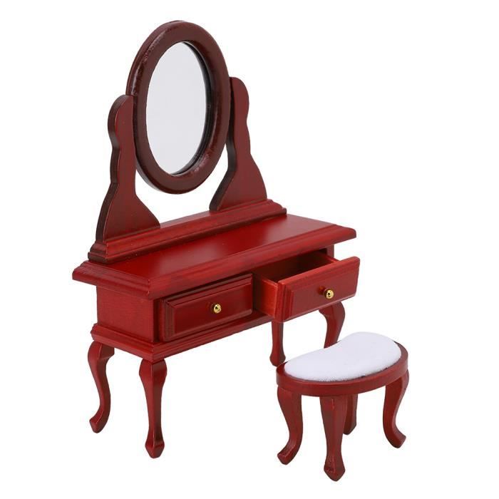 Cikonielf modèle de coiffeuse 1:12 Mini Meubles Décoration De Maison De ...