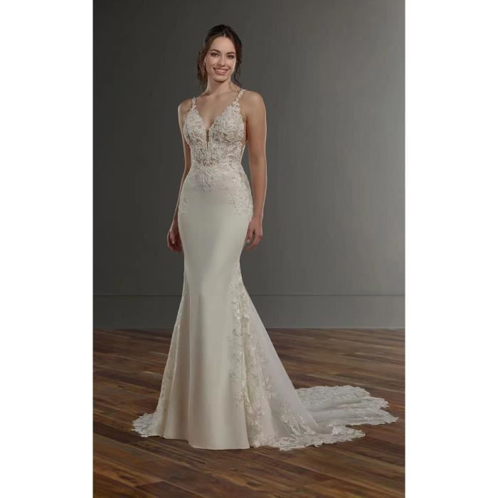 Robe de mariée haut de gamme - Français - Modèle queue de poisson ...