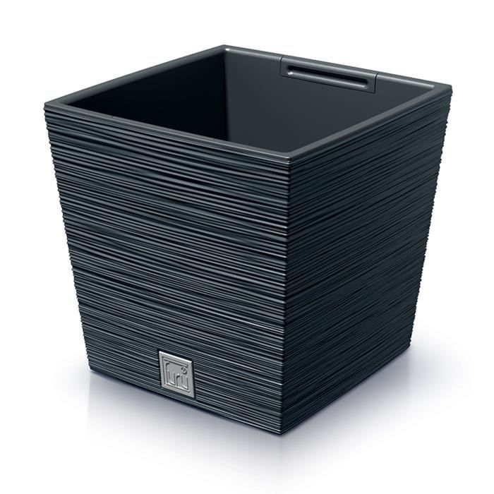 Jardiniere Prosperplast Furu Square Low pot de fleurs avec insert ...