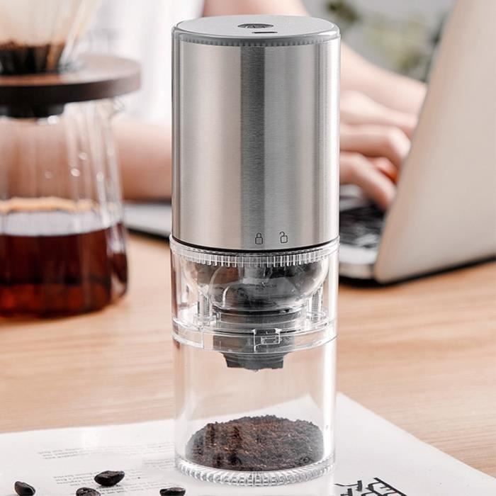 Moulin à Café Électrique Portable USB Rechargeable pour Moudre ...