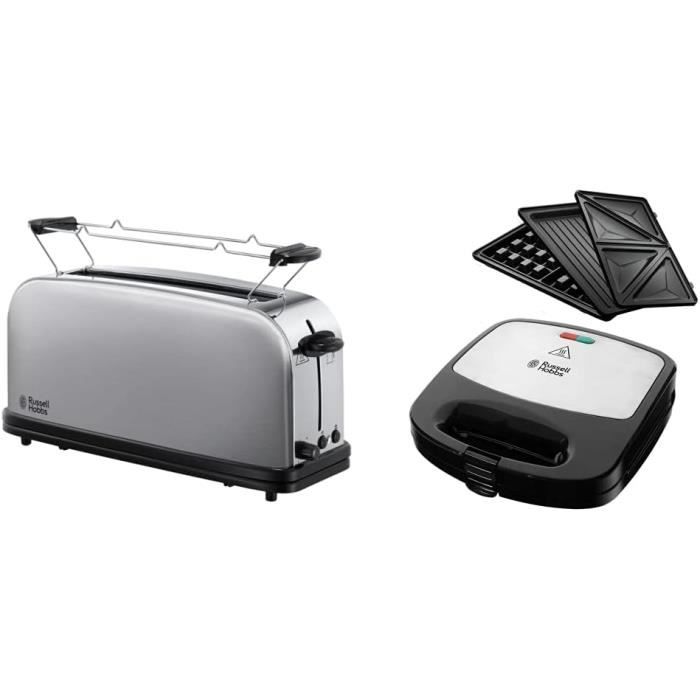 Toaster Grille-Pain Fente Large Spécial Baguette 6 Niveaux De ...