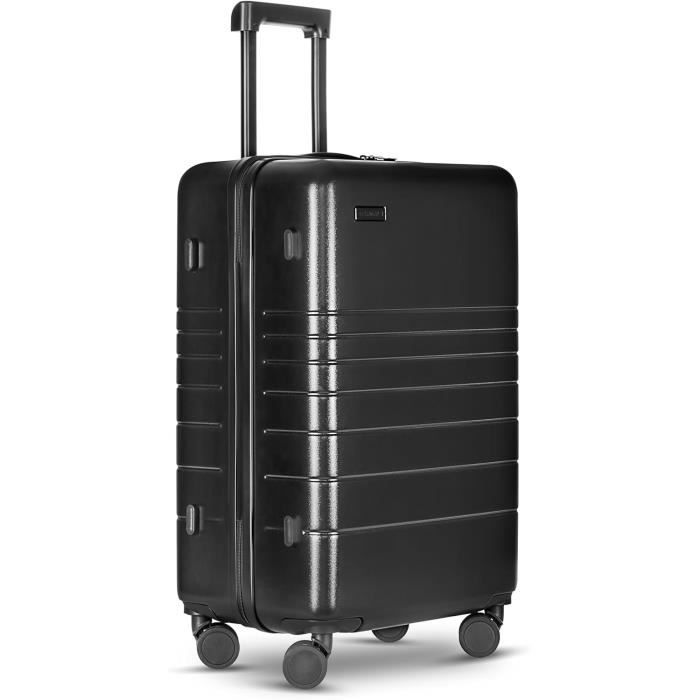 Valise Voyage En Abs, Valise Rigide Avec Serrure Tsa,Valise A Roulette ...