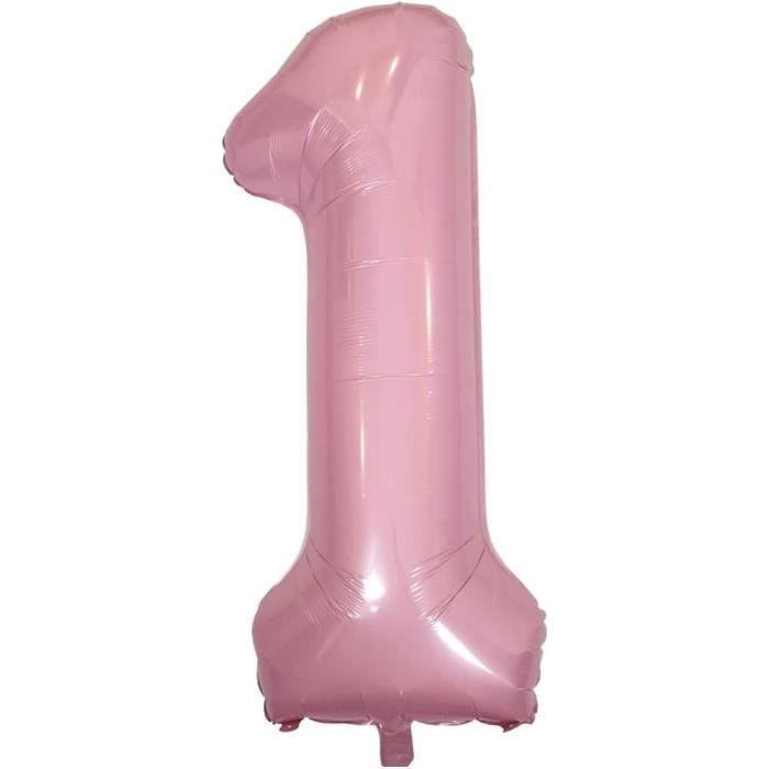 Ballon 1 An Rose Xxl - Ballon Anniversaire 1 An Decoration, Ballon ...