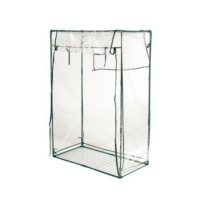 Serre pour tomates - SIENA GARDEN - 100 x 50 x 150 cm - Vert - PVC ...