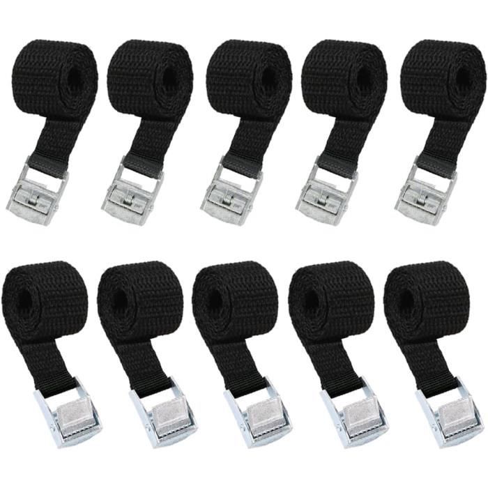 10PCS Sangles d'arrimage avec Boucle Réglable Sangle de Serrage Sangle ...