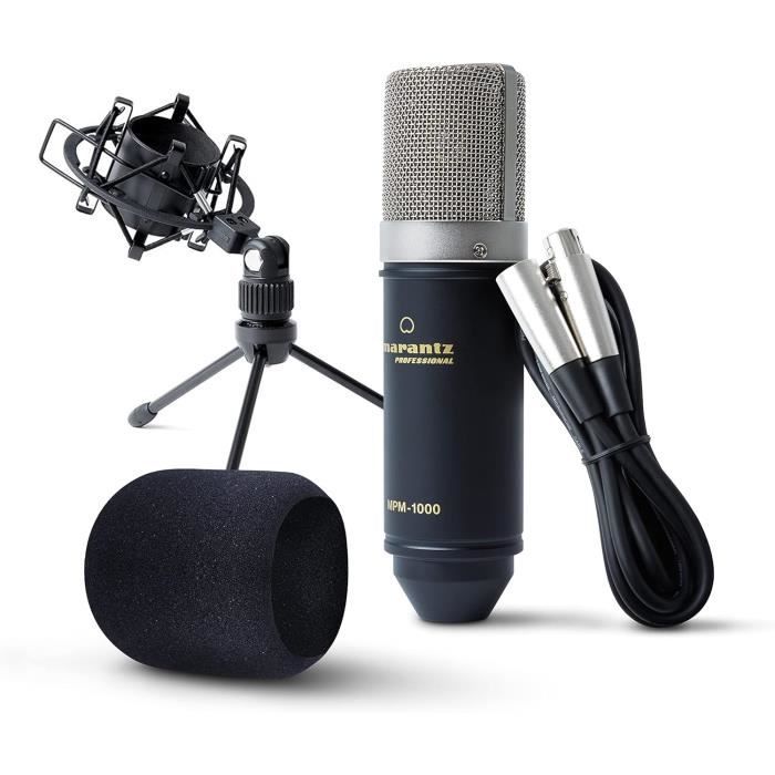 Marantz Professional MPM-1000 - Micro à condensateur XLR avec Pied de ...