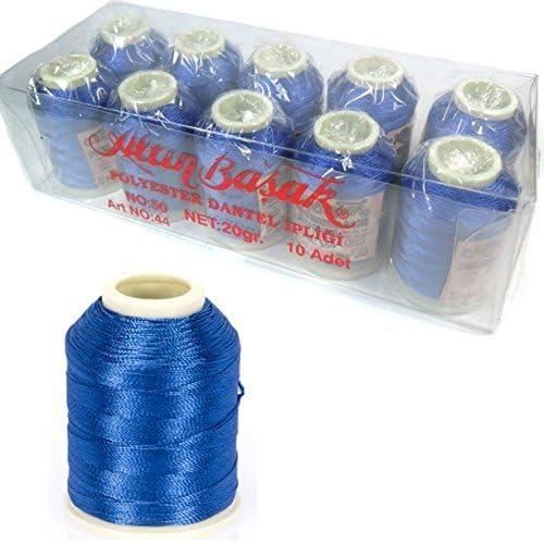 Altinba Fil À Crochet 20 G 300 M 6 Fils 100% Polyester 0,75 Mm Nr : 50 ...