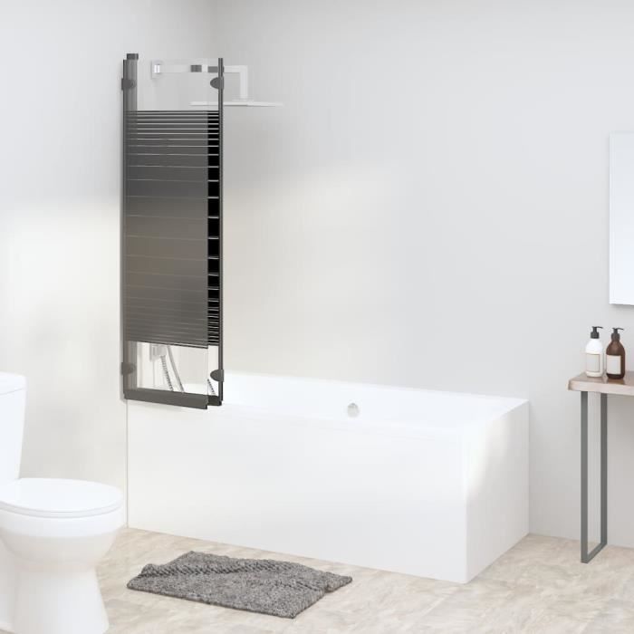 Cabine de douche pliable 3 panneaux 130x130 cm ESG Noir - YOSOO ...