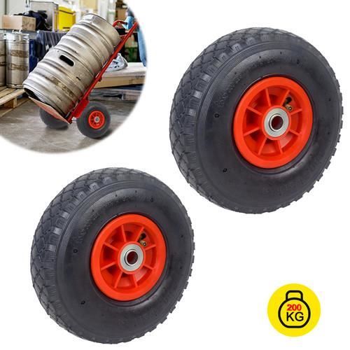 Roue de diable - Non spécifié - 3.00-4 pouces - Pneus en caoutchouc ...