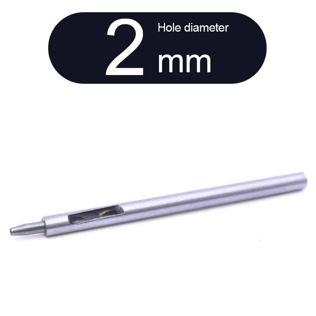 POINCON,2mm--Poinçon Creux Rond En Acier, Ciseau En Cuir, Outil De ...