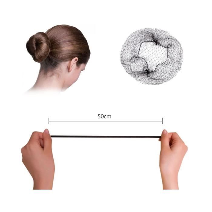 Filets à Cheveux - Noname - 50 Pcs - Nylon Réutilisable - Invisible ...