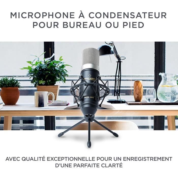 Marantz Professional MPM-1000 - Micro à condensateur XLR avec Pied de ...