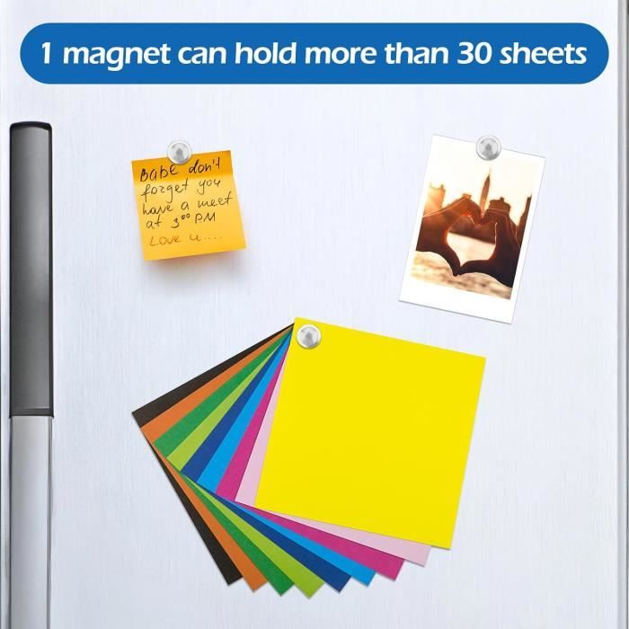 Aimant Néodyme Aimants Puissants, 16×20Mm | 16 Pièces Magnet Frigo ...