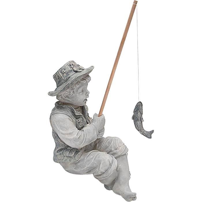 Design Toscano Frédéric le Petit Pêcheur d'Avignon Statue de Pêcheur ...