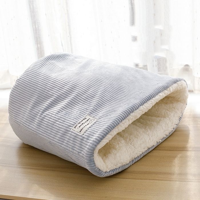 Lit chaud en tissu velours pour chats et chiens, hiver et automne ...