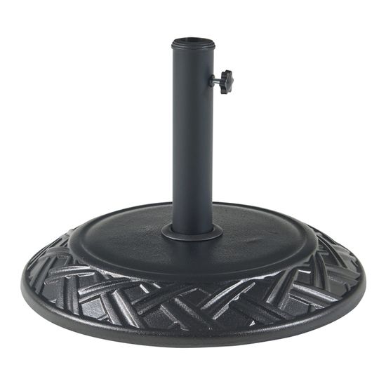 Pied de parasol Bisegna avec adaptateurs 37 42 52 58 mm noir ...